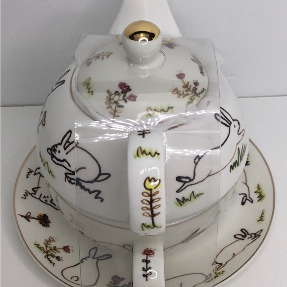 Grace Teaware | Dining | Grace Teaware Rabbits Flowers And Grass Fine ...